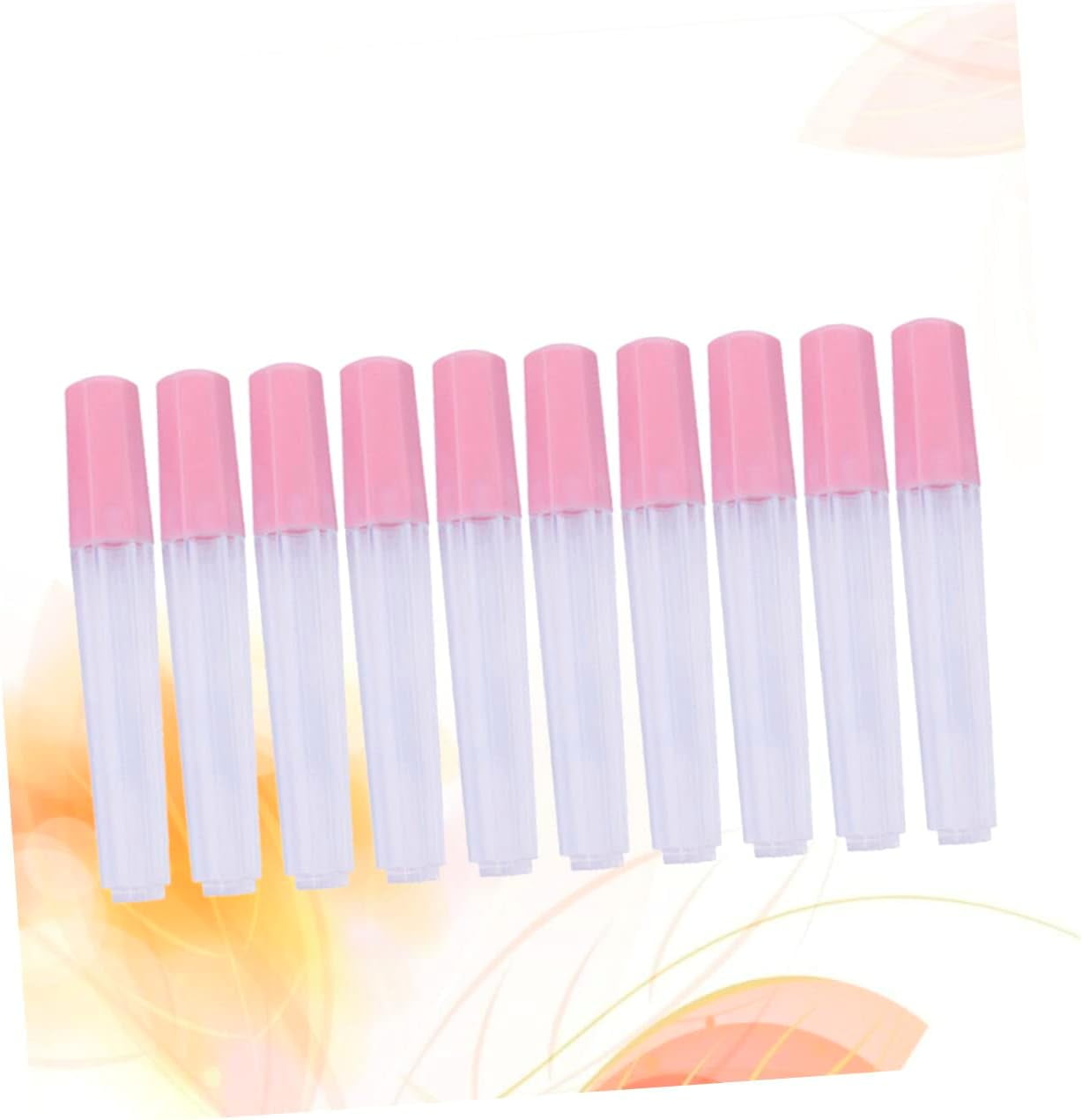 10pcs Bead Container Test Tubes with Lids Clear Container Embroidery ...