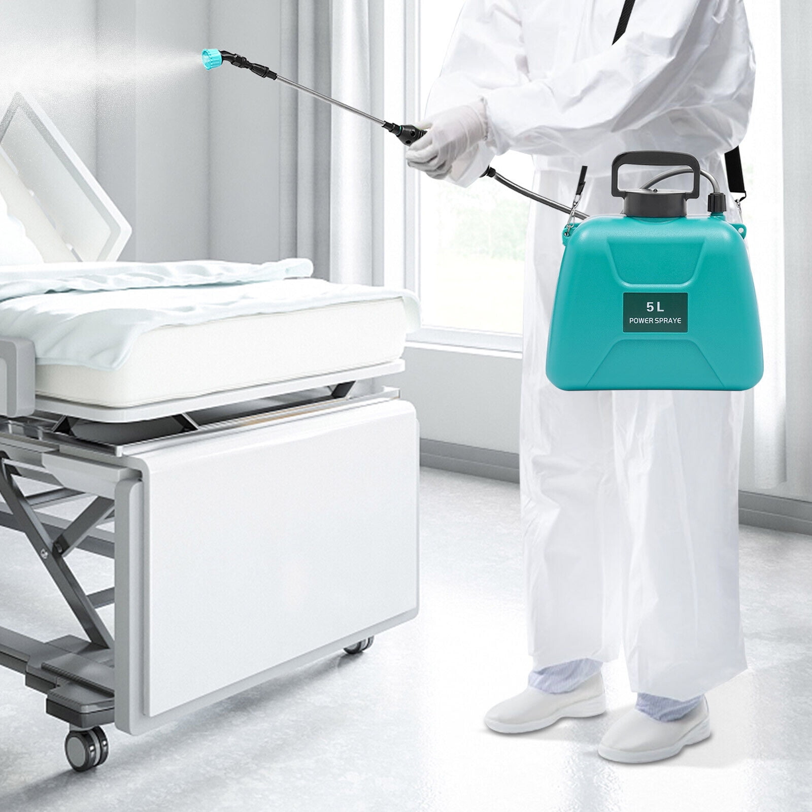 Miumaeov 5L Battery Powered Sprayer Electric Sprayer with USB ...