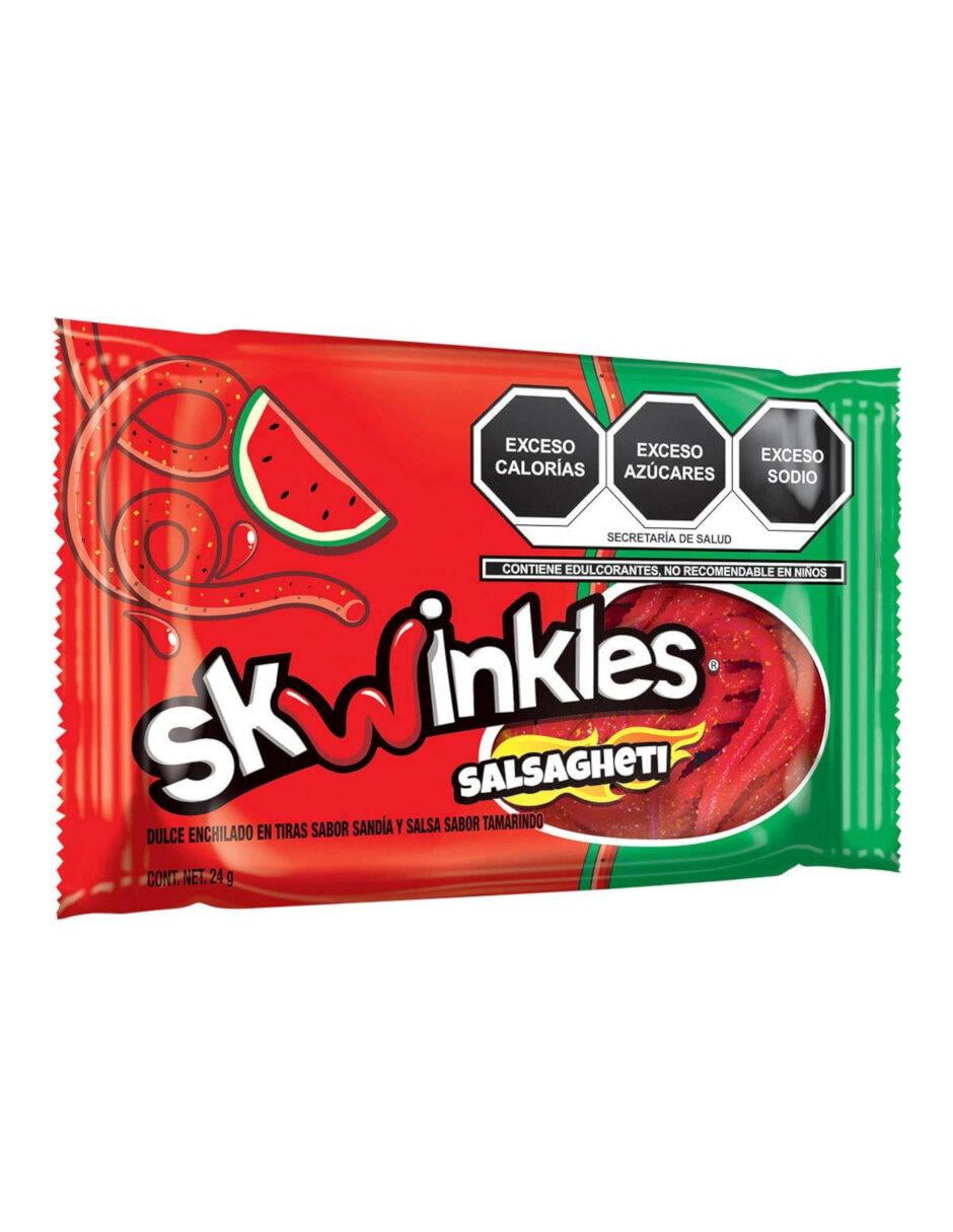 Pack de 20 Dulce Skwinkles Salsaguetti Sandía de 12PZ Skwinkles 12 pz ...