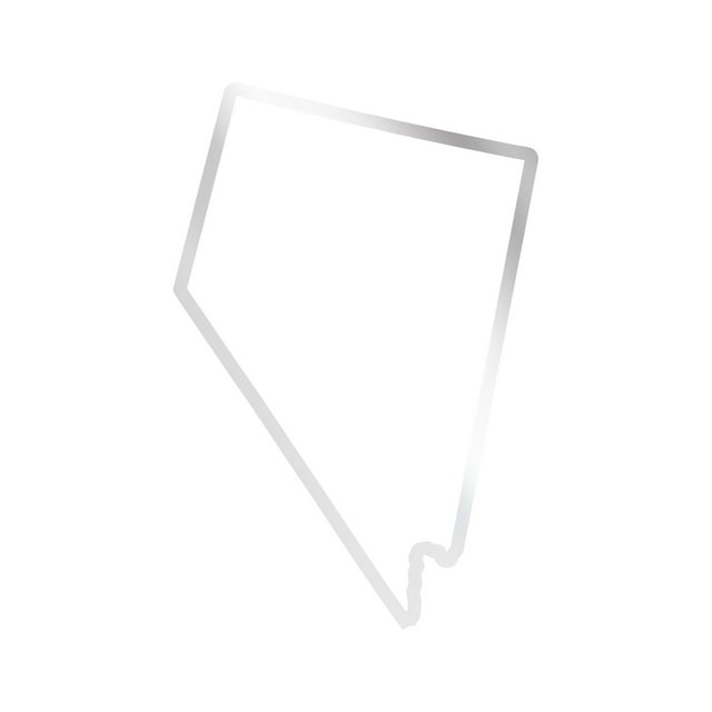 Nevada Outline Sticker Decal Die Cut - Self Adhesive Vinyl - Weatherproof - Made in USA - Many ...