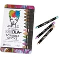 Dina Wakley Media Scribble Sticks 3 12/Pkg- - Walmart.com