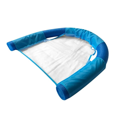 Jinveno Beach Swimming Pool Water Bed Seat Floating Ring Noodle Sling ...