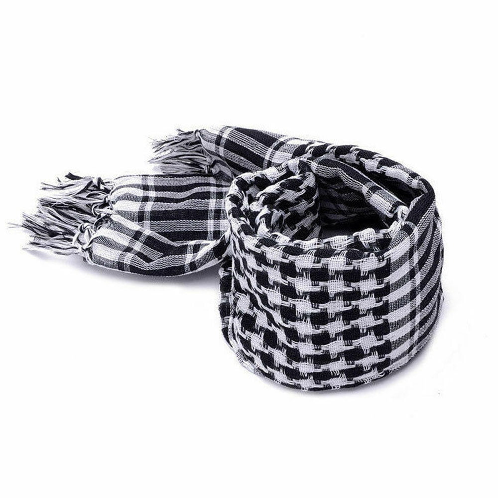 SAYOO Men Outdoor Shawl, Military Desert Scarf, Army Arafat Head Wrap ...