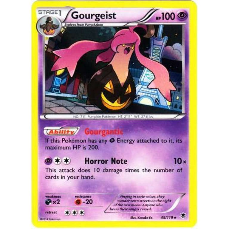 Gourgeist Pokemon Card