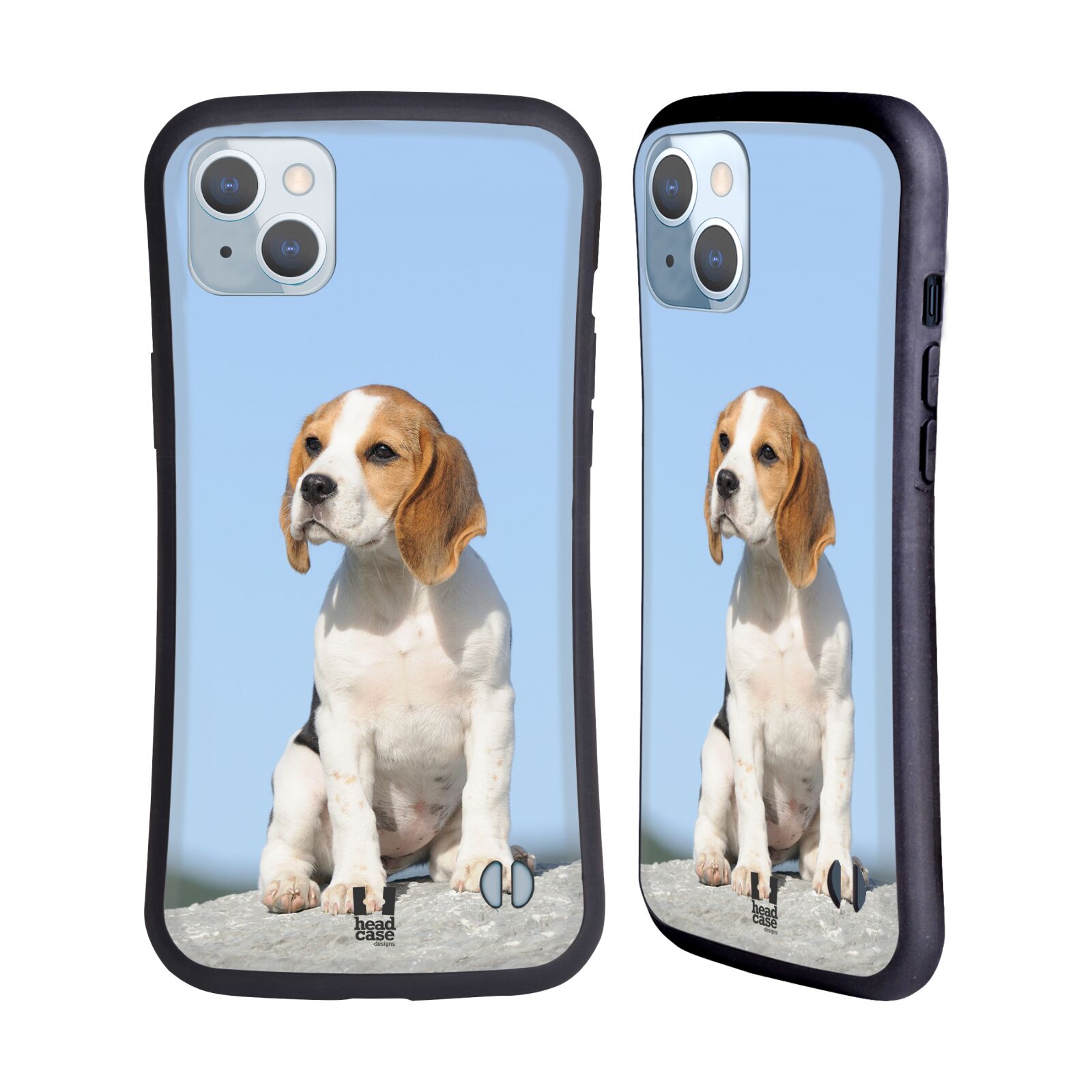 Head Case Designs Popular Dog Breeds Sitting Beagle Puppy Hybrid Case ...