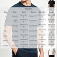Chiccall Mens Crew Neck T Shirts Plus Size Quick Dry Textured ...