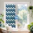 Abstract Gradient Blue Ocean Waves Window Privacy Film, Rainbow Film ...