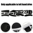 3D Interior Matte Black Carbon Fiber Decal Trim Sticker for BMW 3 ...
