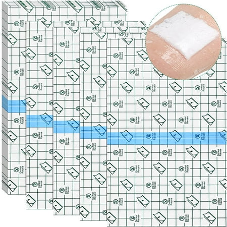 SHTUUYINGG36 Sheets Adhesive Waterproof Bandage Cover Transparent ...