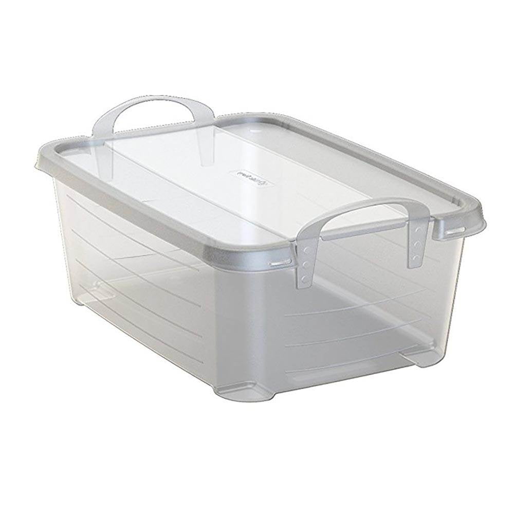 Life Story 14 Quart Clear Stackable Organization Storage Box Container ...