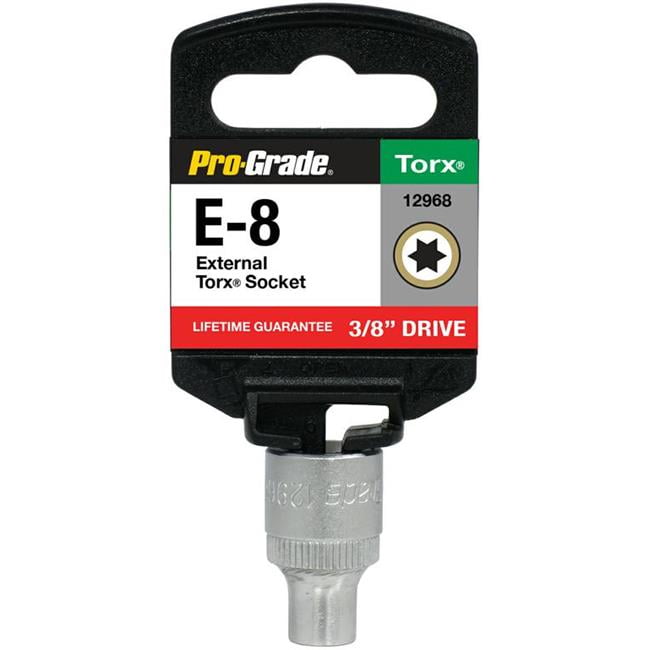 Pro-Grade 12968 0.37 in. Drive x E8 External Torx Socket - Walmart.com
