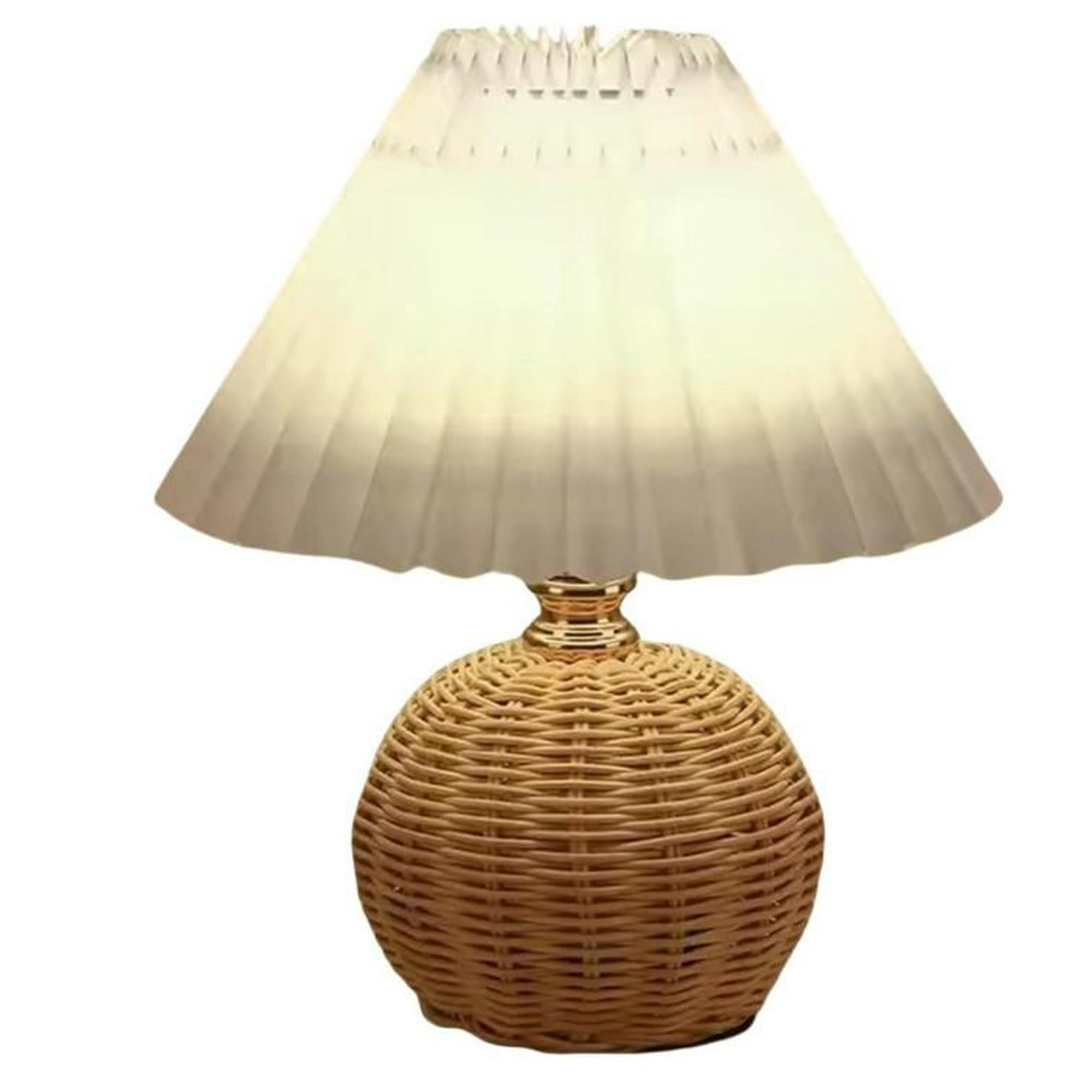 Click here for Nobrand Small Boho Wicker Lamp  Vintage Wicker Tab... prices