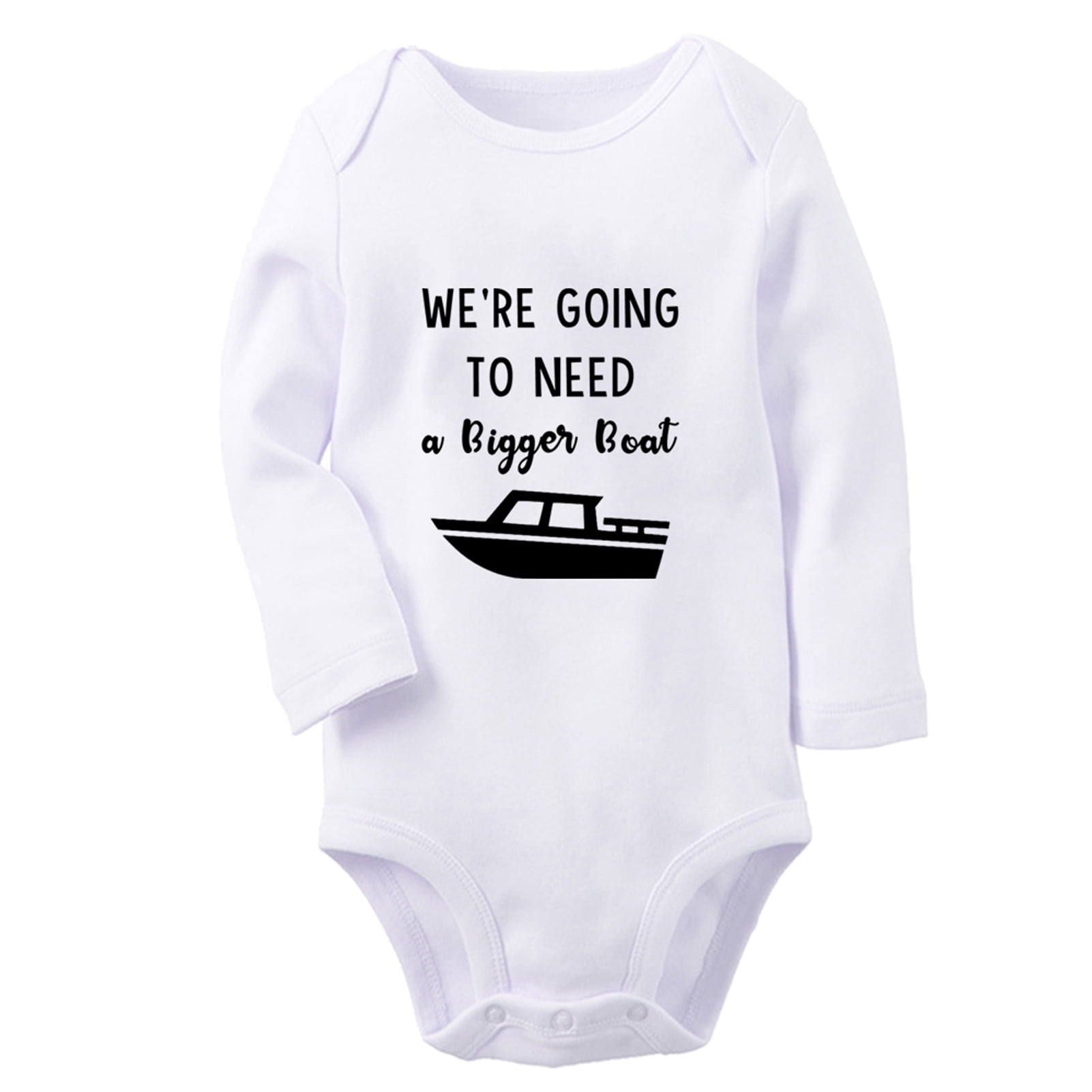 Click here for Idzn Were Going To Need A Bigger Boat Funny Romper... prices