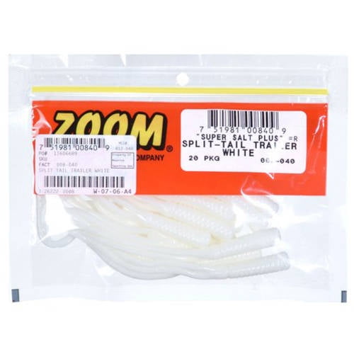 Zoom Split Tail Trailer 4'', Hard Bait - Walmart.com