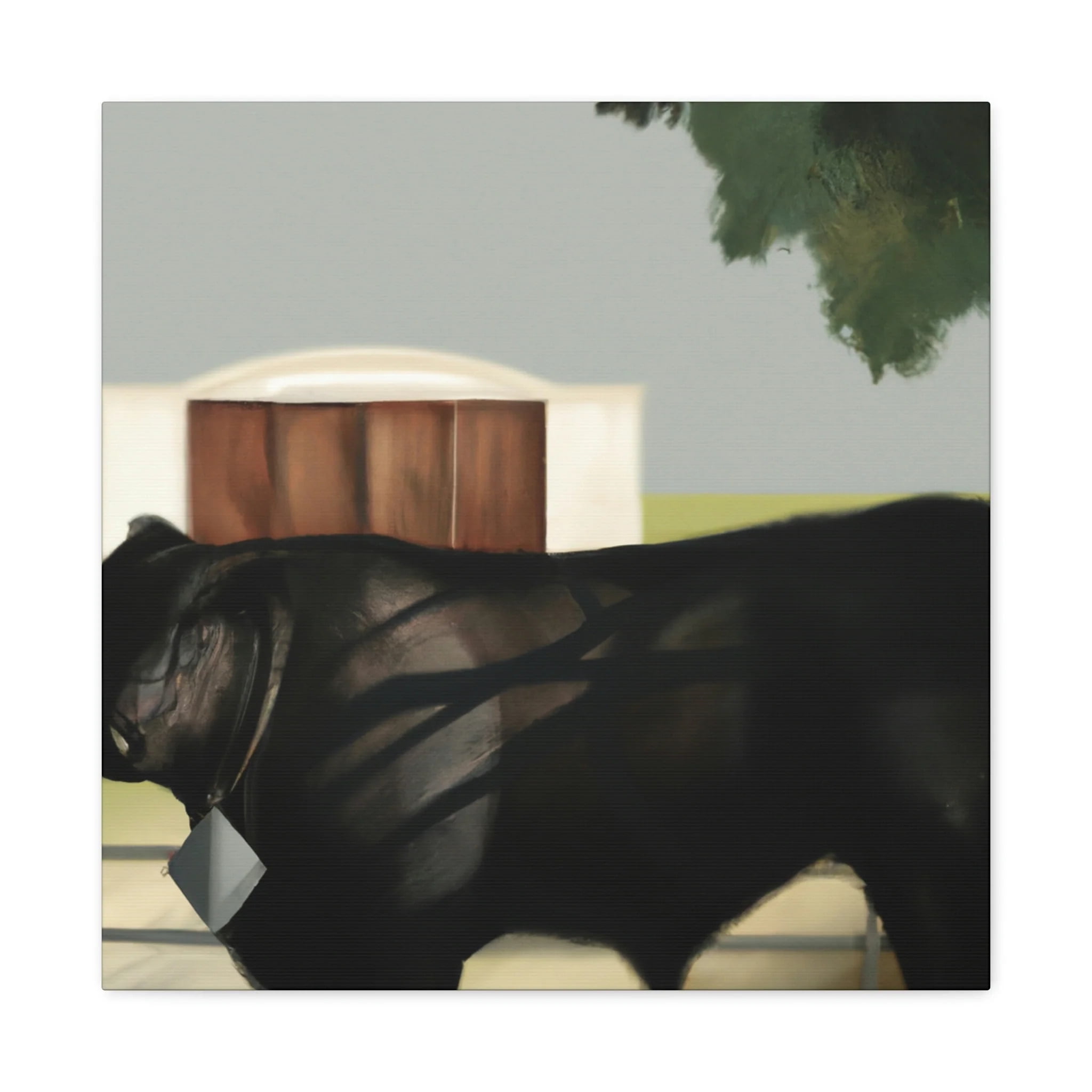 Black Angus, Art Deco - Canvas - Walmart.com