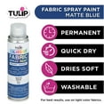 Tulip Color Shot Instant Fabric Spray Paint, 3 oz Blue, Quick Dry and ...