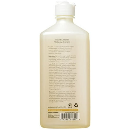 Collective Wellbeing Biotin B-Complex Thickening Shampoo, Lemon, 14.5 ...