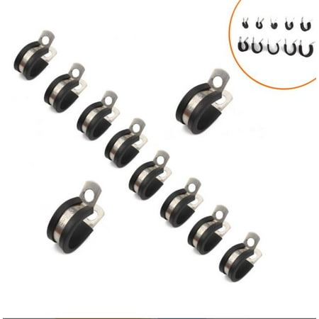 10Pcs 304 Stainless Steel C-Type External Elastic Spring Circlip ...