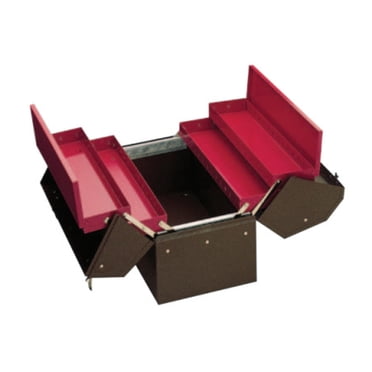 PROTO J9971R 19"W Steel, Safety Red Portable Tool Box, Powder Coated, 7 ...
