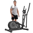 Pooboo Silent Magnetic Elliptical Bike Stationary Exercise Machine for ...