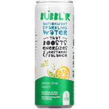 Bubbl'r Lemon Lime Antioxidant Sparkling Water with a Boost of Caffeine ...