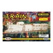 Puzzled 3D Puzzle Rolling Locomotive Train Wood Craft Construction Model Kit, Fun & Educational ...