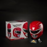 Hasbro Power Rangers Lightning Collection Red Ranger Helmet, Full-Scale ...