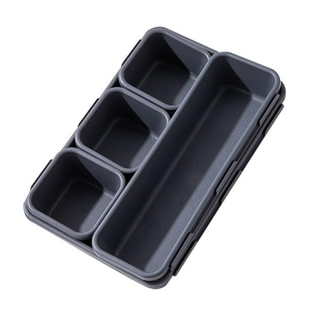 Dalazy Drawer Organizer Divider Tidy Organizer Tray Kitchen Utensils ...