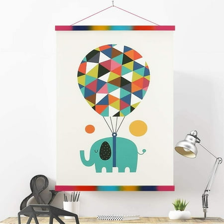 Magnetic Poster Hanger, 34x22.5 34 x 22 34x24 Poster Frame Wood Wooden ...