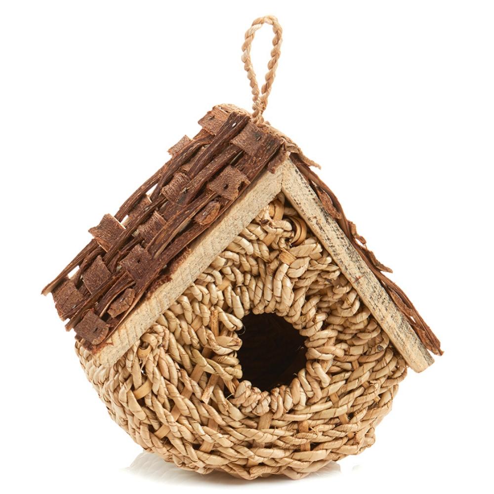 Philippines Hand Woven Natural Buri Rope Bird House Outdoor & Gardening ...
