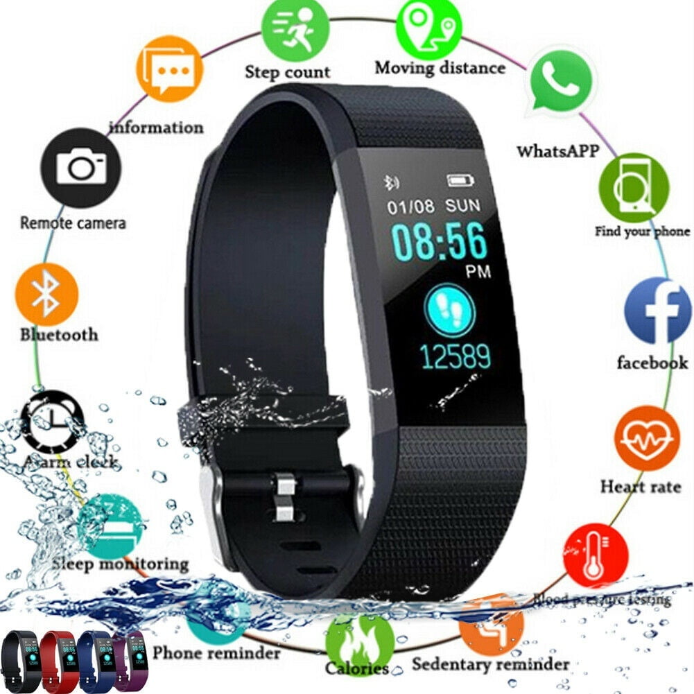 ID115 Plus Smart Wrist Band Bluetooth Smart Watch Fitness Tracker ...