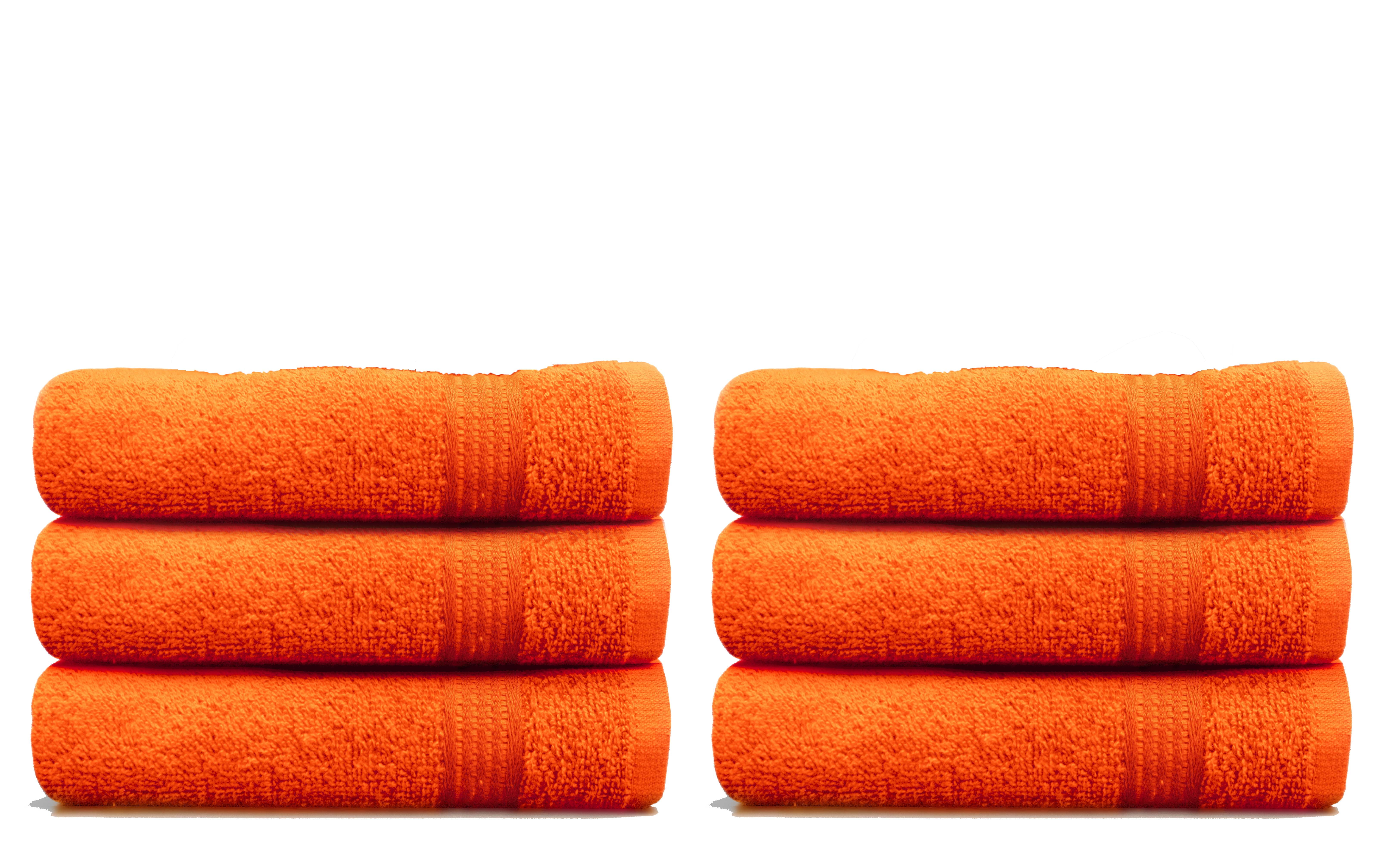 Solid Orange 6 Piece 100 Cotton Hand Towel Walmart Walmart solid-orange-6-piece-100-cotton-hand-towel-walmart-walmart