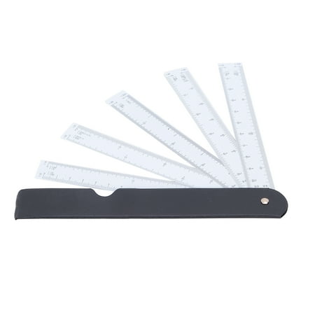 Scale Ruler, Soft And Elastic Fan Shaped Scale Ruler For Household ...