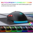 Rechargeable Wireless Gaming Mouse 2.4G Computer Mouse with Adjustable ...