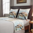 Bed Runner for King Size Bed, Turtle 3 Pcs Bedding Runner Set - 1 ...