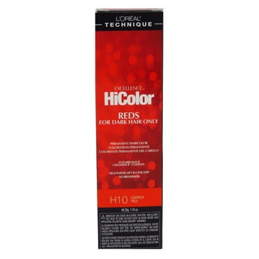 L'Oreal Excellence HiColor Red 1.2 oz (Pack of 4) - Walmart.com