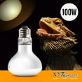 XYZReptiles Reptile Heat Lamp Bulb 100 Watt, Basking Light for ...
