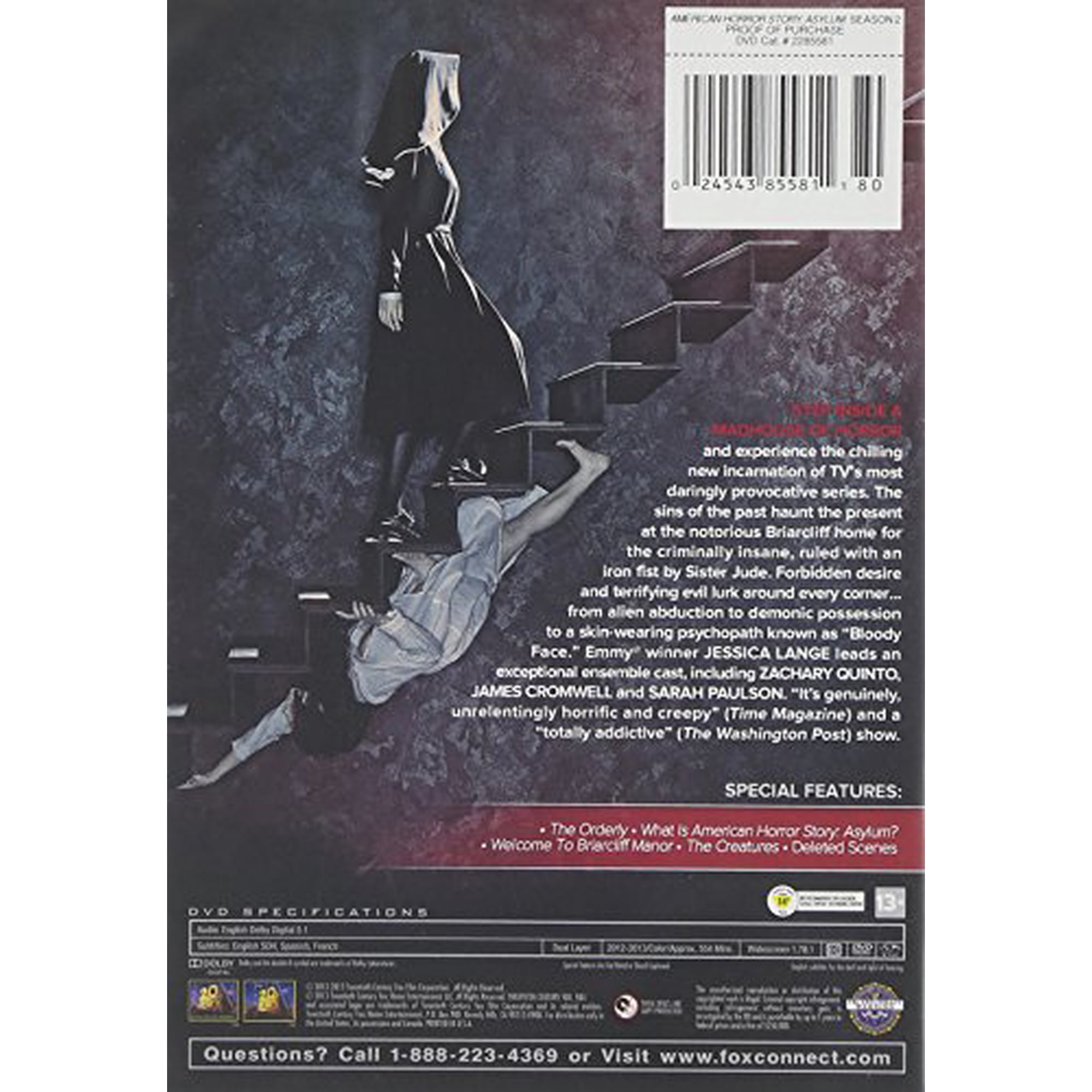 American Horror Story Season 2 Dvd Cover