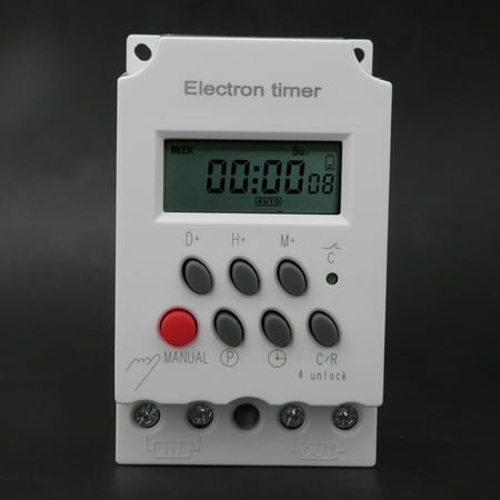 Power Timer Switch 220VAC 30A Programmable Timer Switch Digital Timer ...