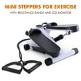 Mini Aerobic Stepper Exercise Machine with Resistance Bands, LCD ...