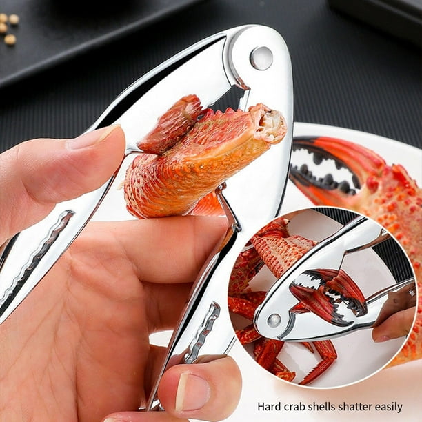 enqiretly Stainless Steel Seafood Eating Tools with Handle Clamp Set ...