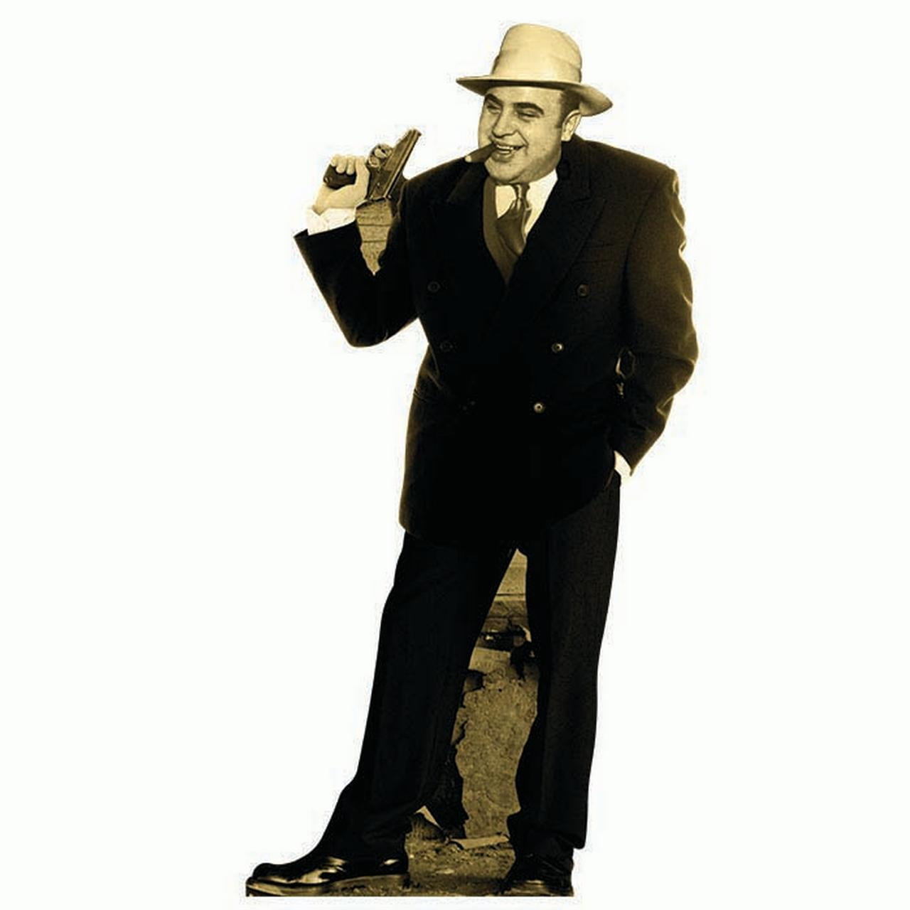 H19903 Al Capone Cardboard Cutout Standup - Walmart.com