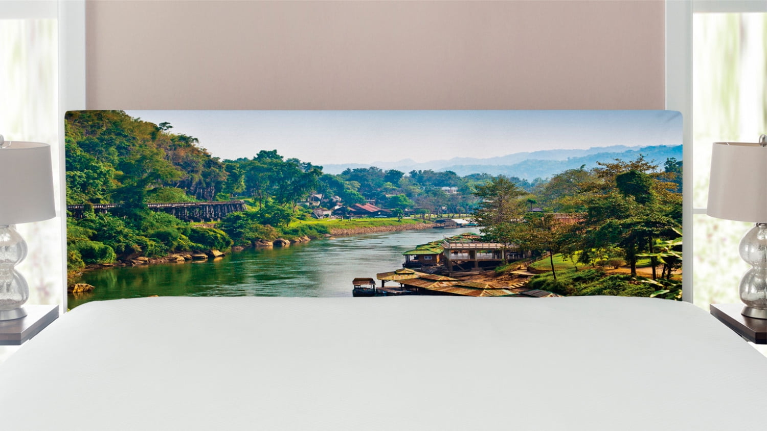 East Headboard, River Kwai Living House Tropic Thailand Village ...