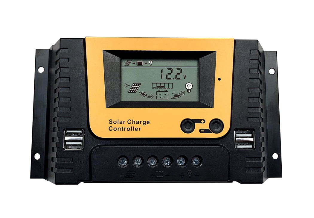 Y&H 20A Charge Controller, PWM Solar Intelligent Controller Fit for Max ...