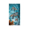 BAOPAI Turtle-Themed Printed Beach Towel - Super Absorbent Fast-Dry ...