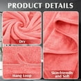 4 count Fleece Bath Towels, 40 x 80 Inch Bath Sheets Microfiber Coral ...