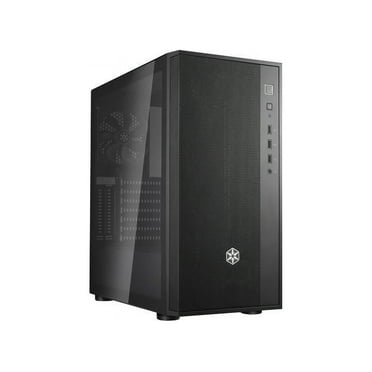 silverstone fara r1 pro, tempered glass, mid tower atx chassis with ...