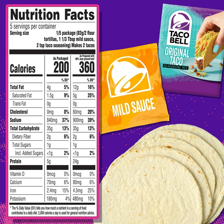 Taco Bell Soft Shell Taco