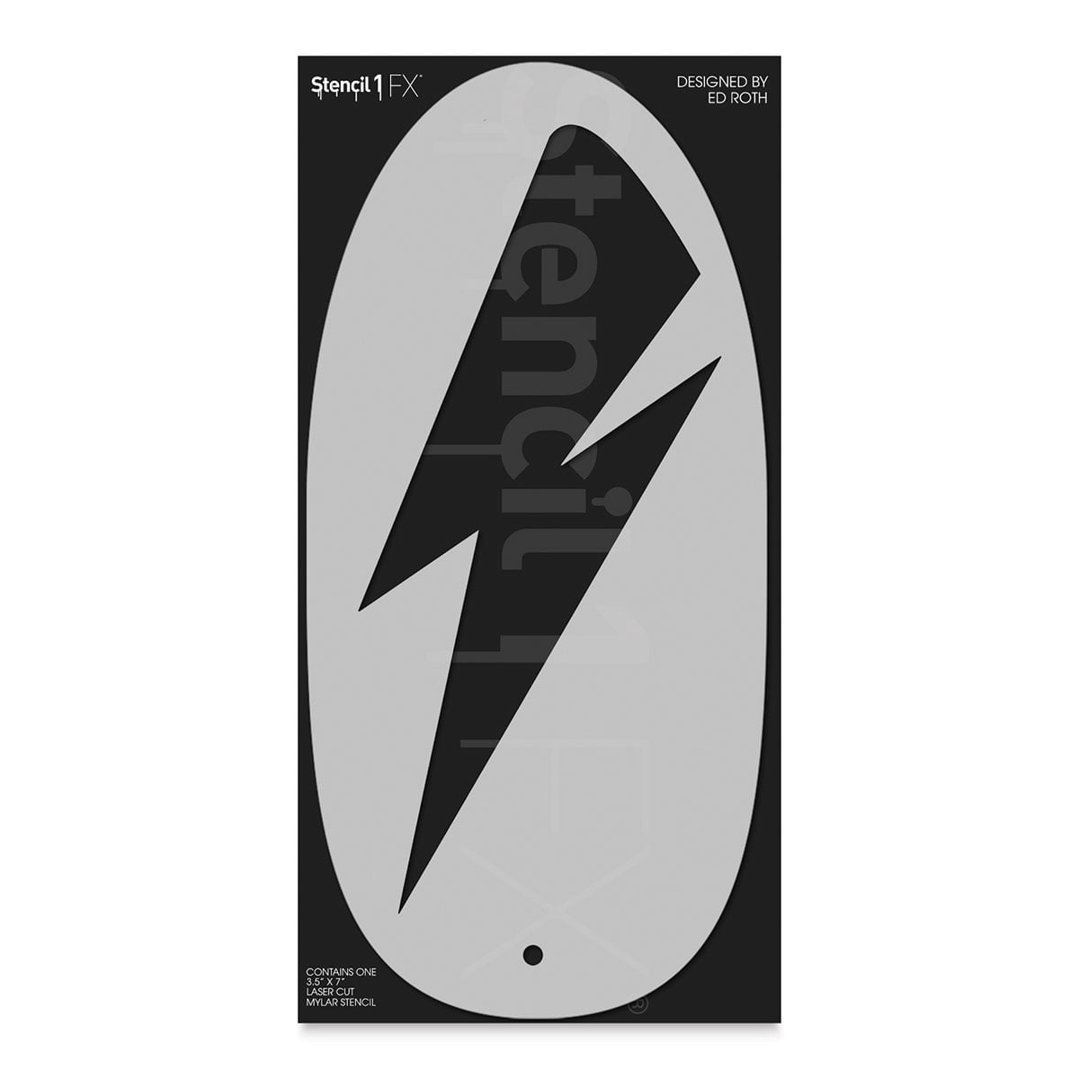 Lightning Bolt Vinyl Stencil Painting Craft Supplies & Tools Visual ...
