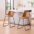 Unikome Bar Stools Set of 2, 30 Inch Counter Height Bar Stools with ...